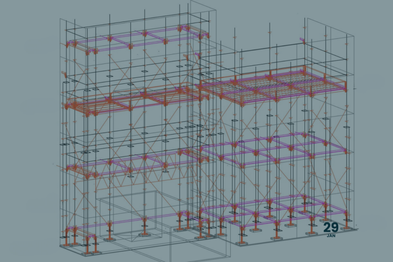 Automating Scaffolding Plan with Revit in Construction
